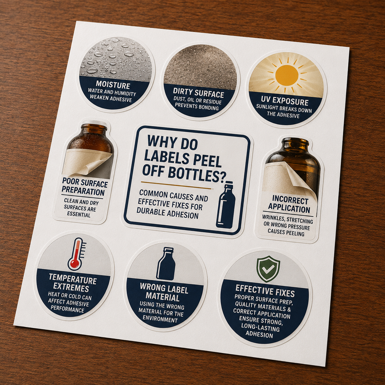 Bottle Label Adhesion Problems: Causes & Fixes - B & S LABELS