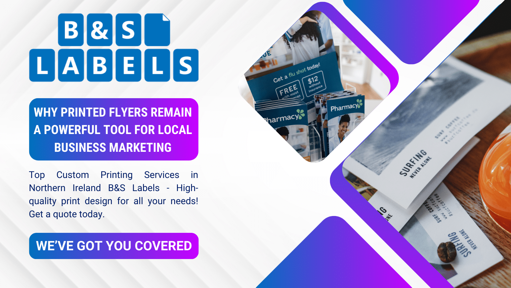 Printed Flyers Remain a Powerful Tool for Business - B & S LABELS